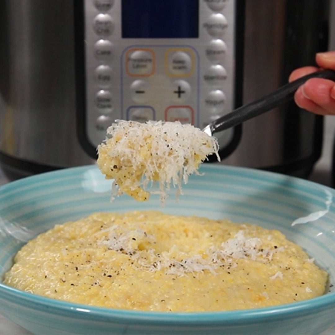 Quick Salt and Pepper Polenta – Instant Pot