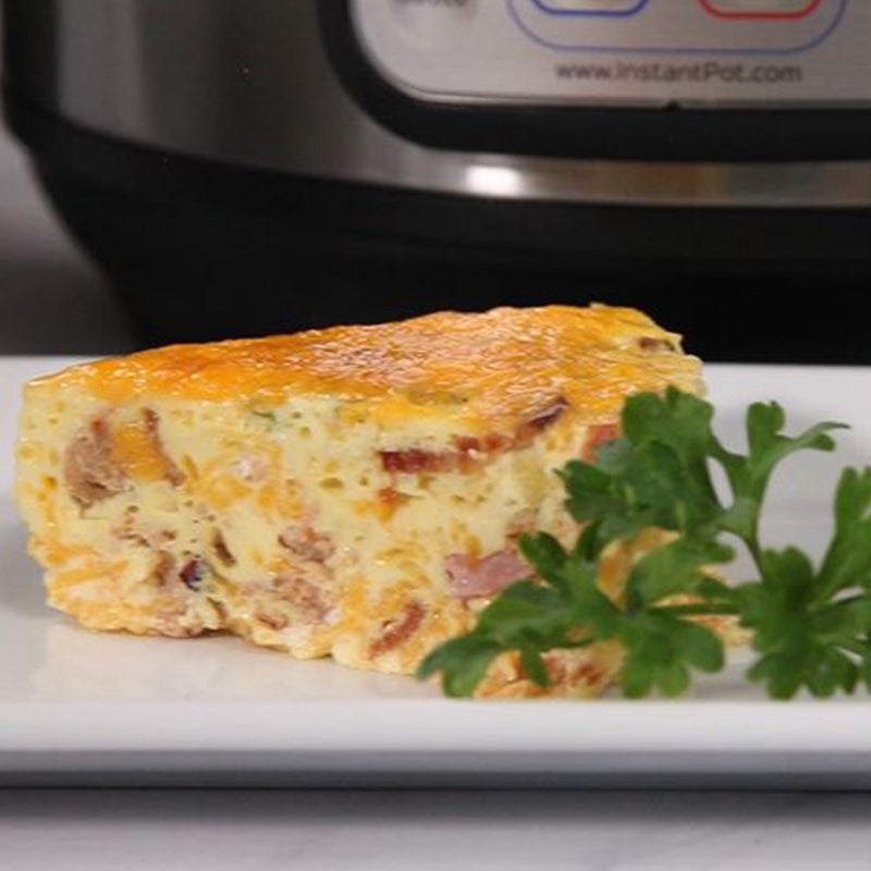 Crustless Meat Lovers Quiche – Instant Pot