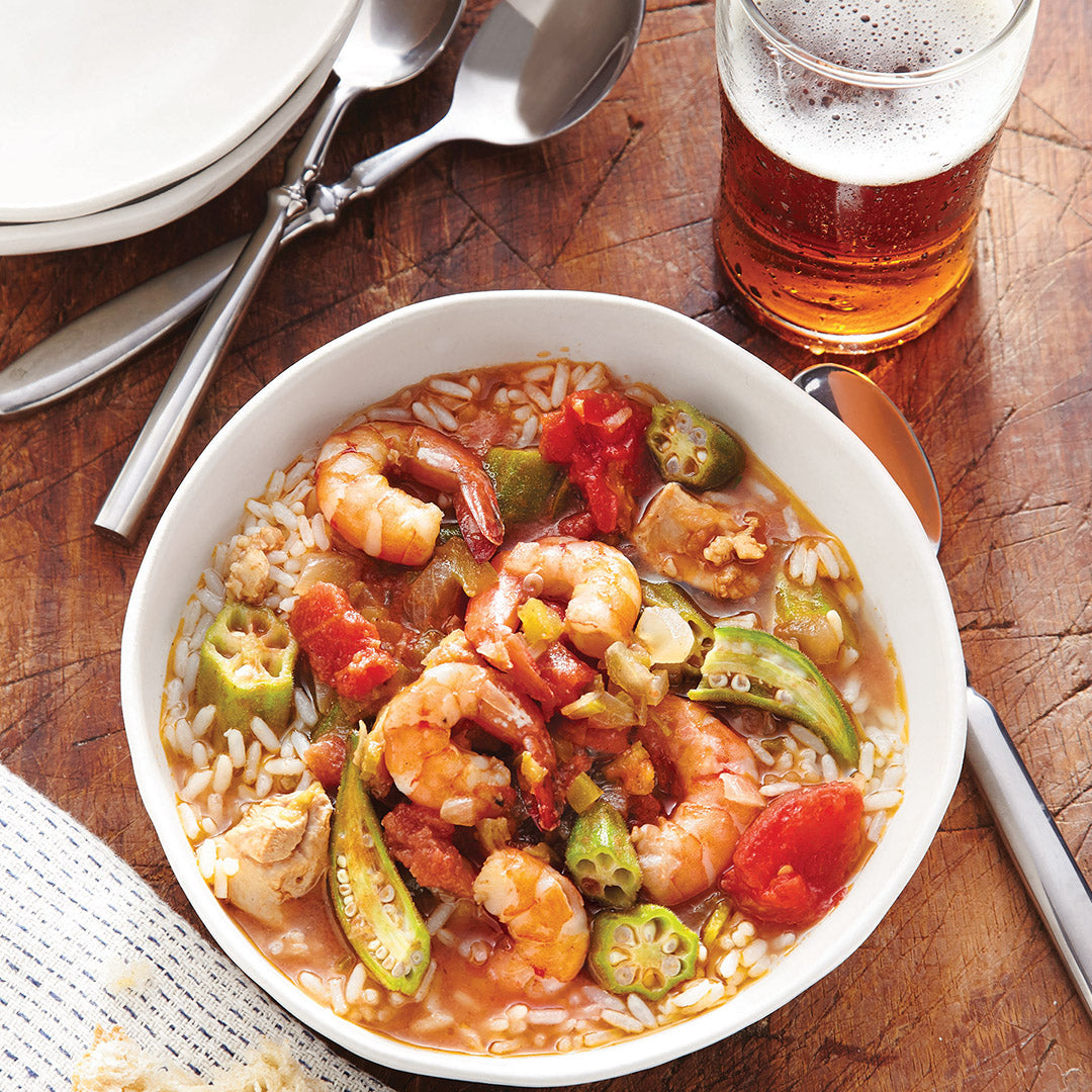 Chicken, Shrimp, and Vegetable Gumbo – Instant Pot