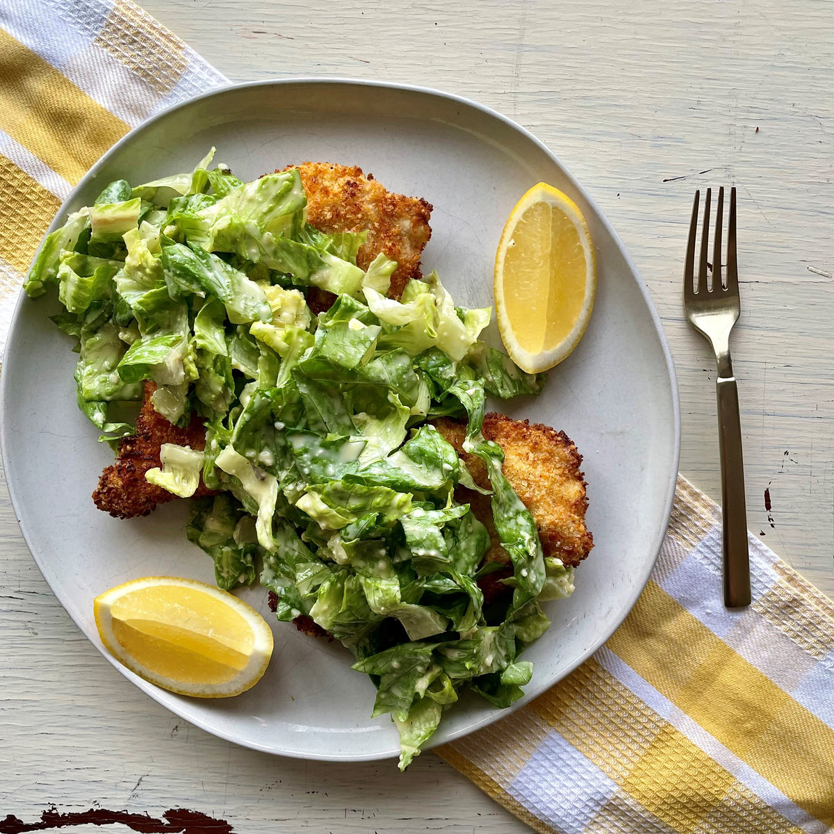 Crispy Chicken Caesar Salad Cutlets – Instant Pot
