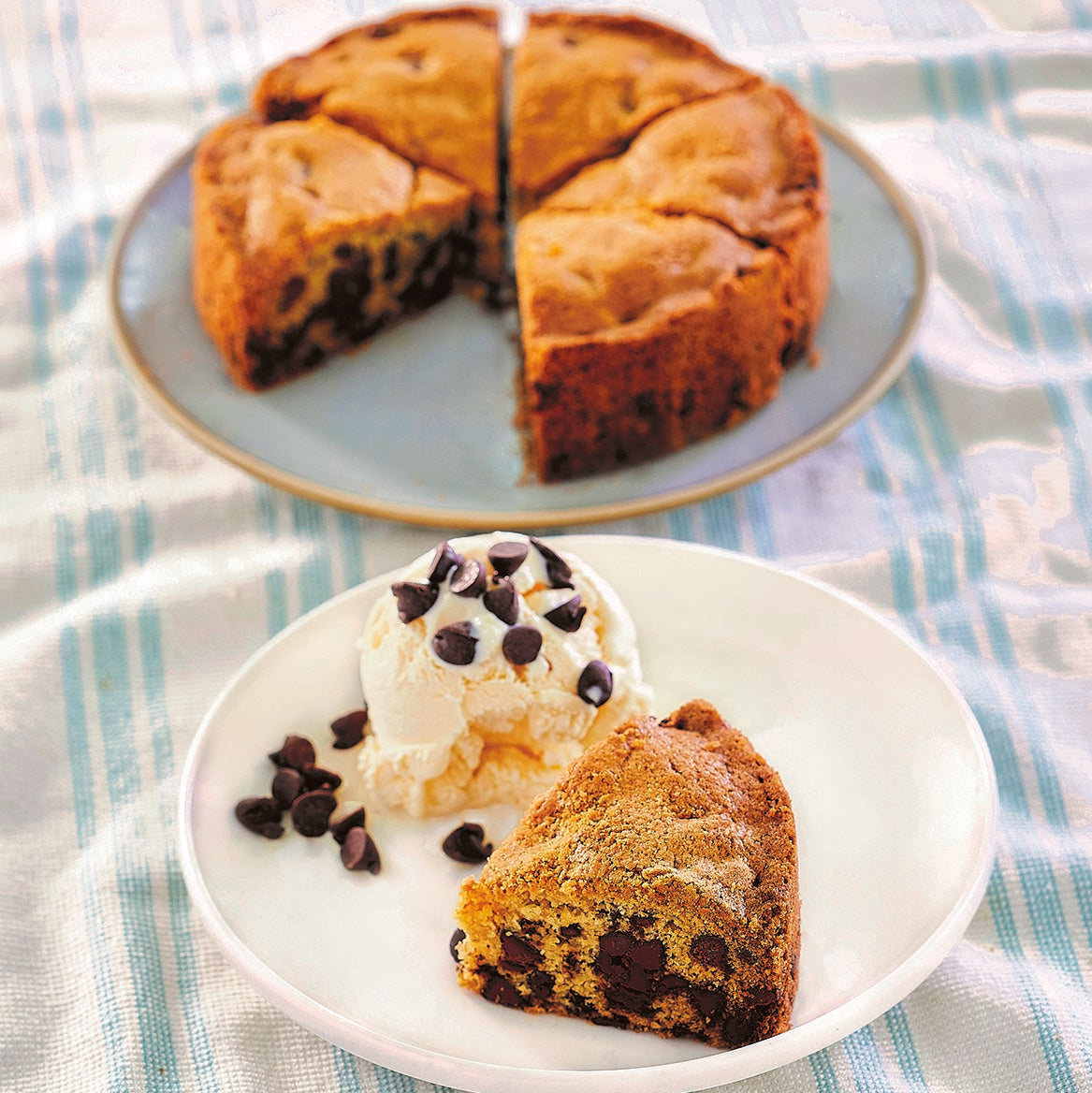 Chocolate Chip Cookie Cake – Instant Pot