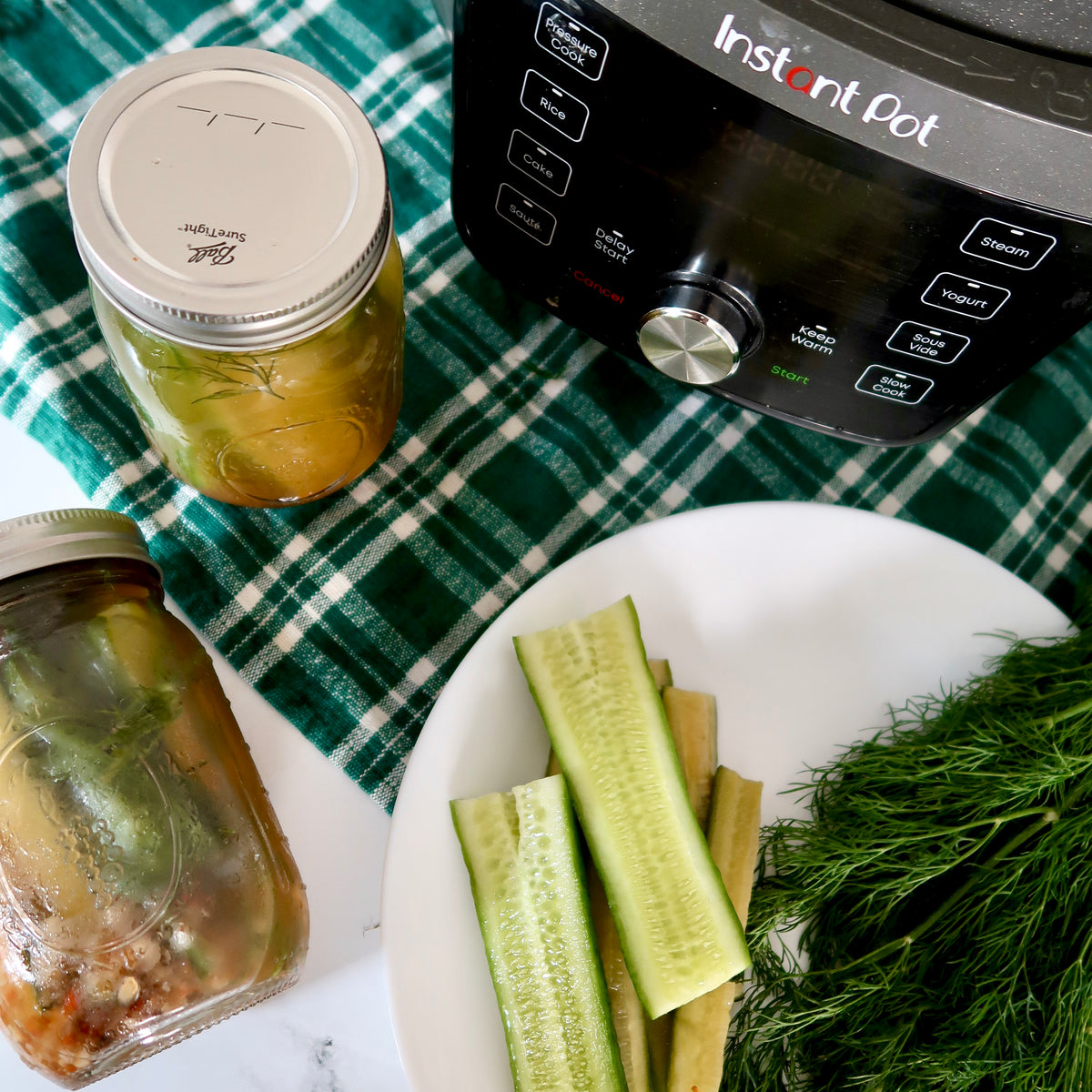 cornichons à l'aneth – Instant Pot