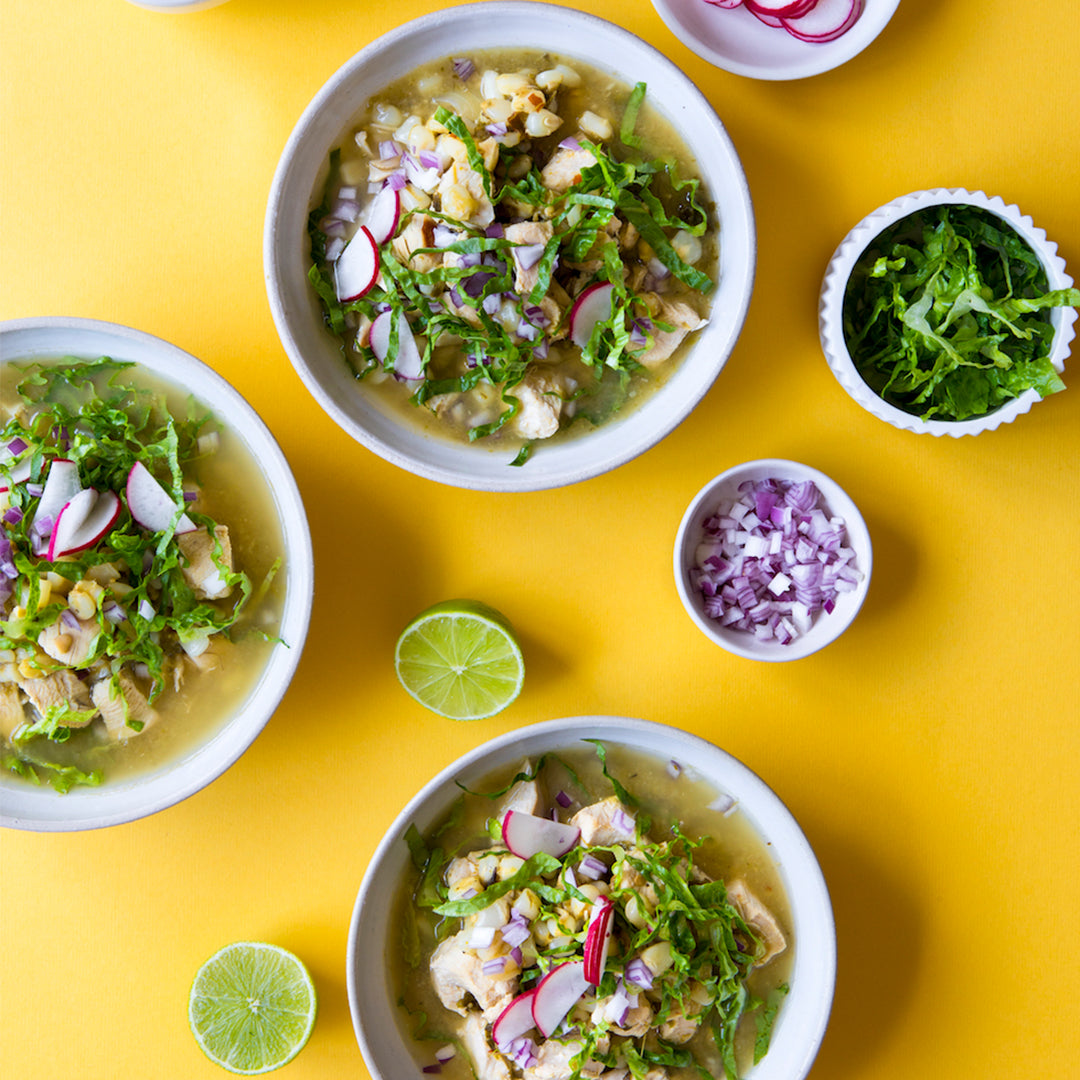 Green Chicken Pozole – Instant Pot