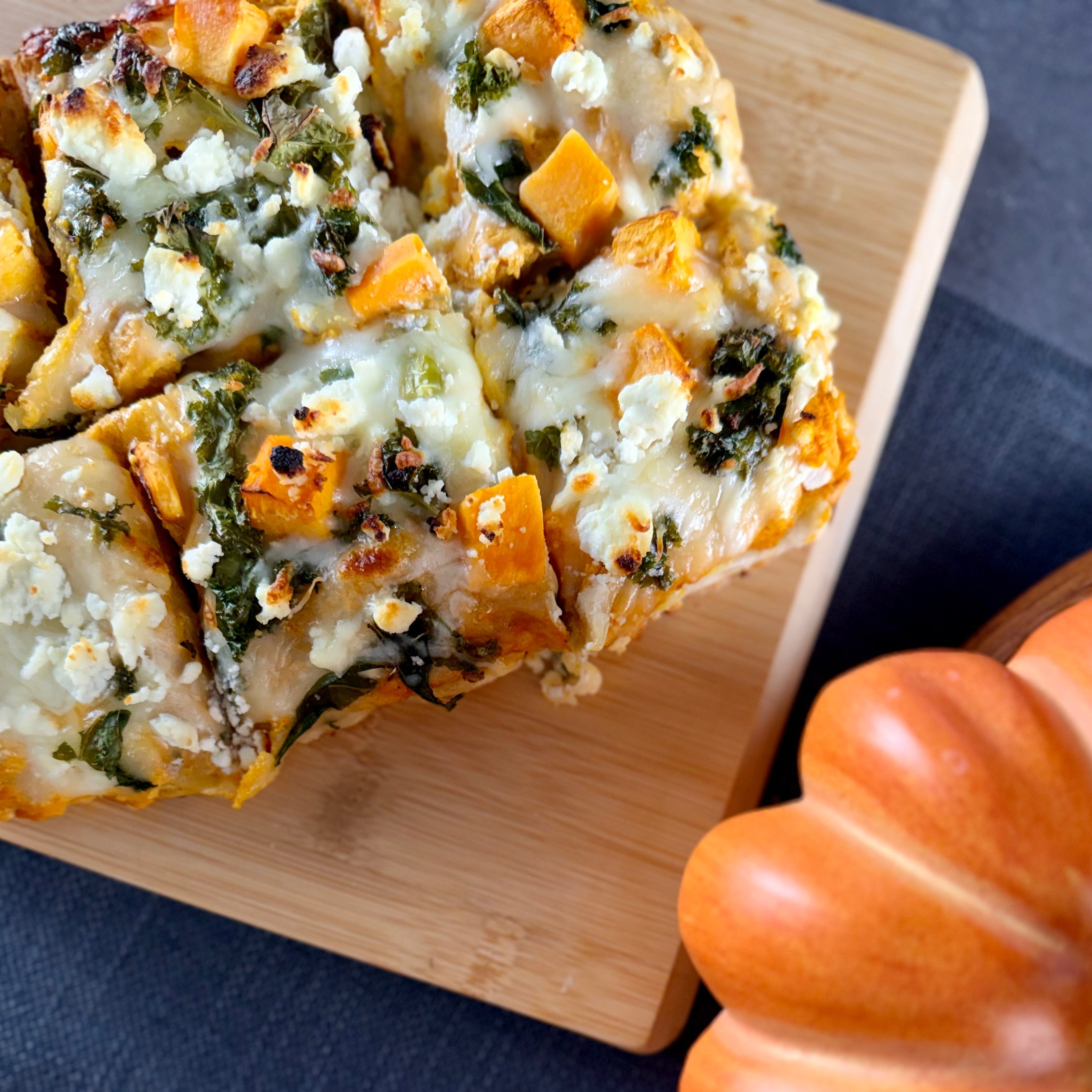 Pumpkin Ricotta Pizza with Kale & Sage – Instant Pot