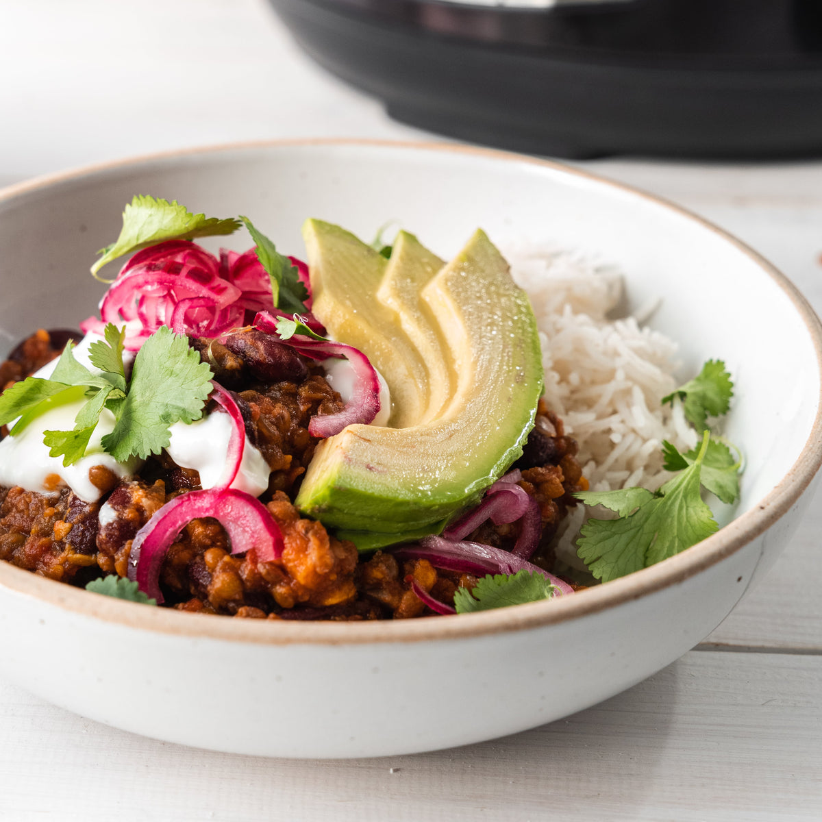 20 Minute Chilli 'sin' Carne – Instant Pot