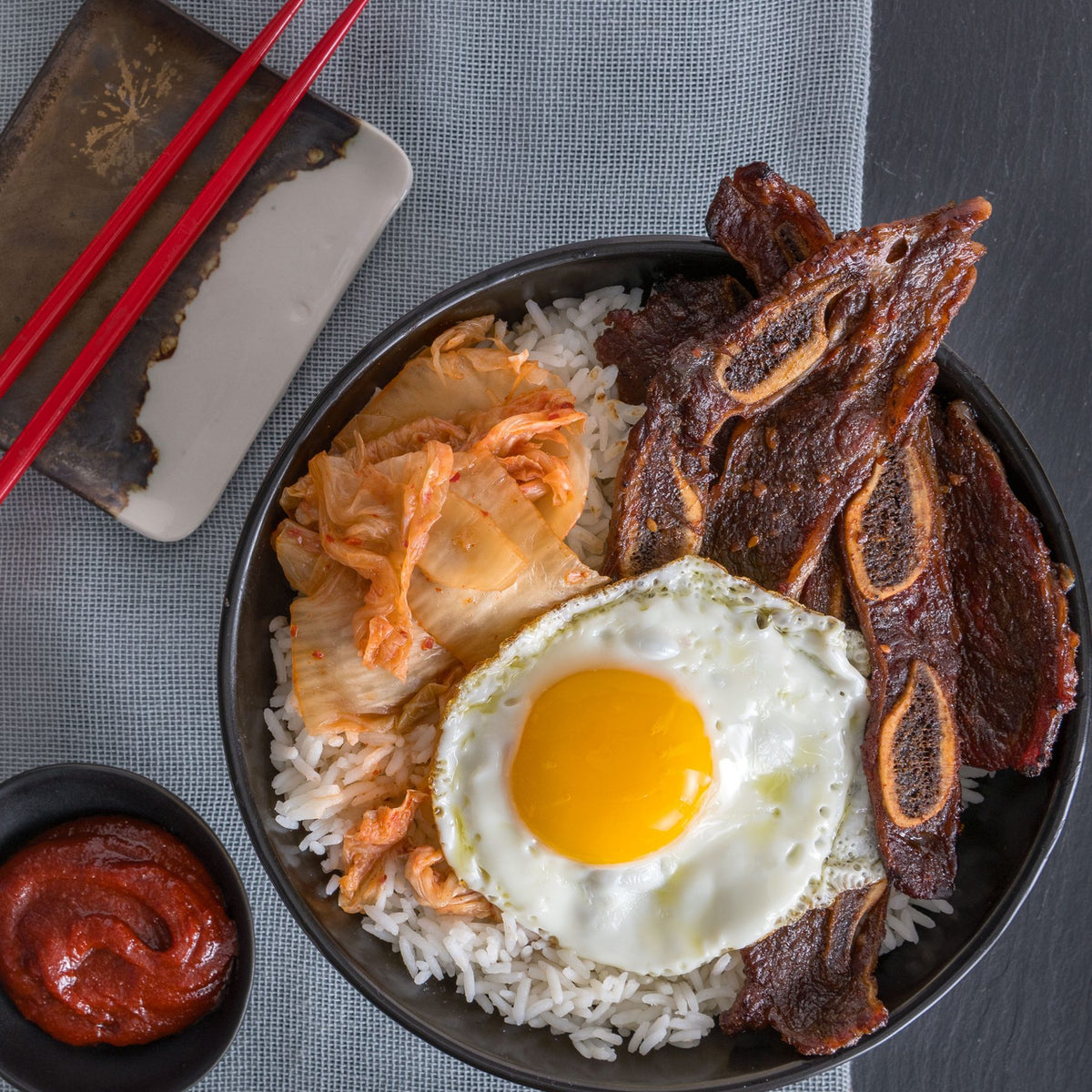 Korean Short Rib Bibimbap Bowls – Instant Pot