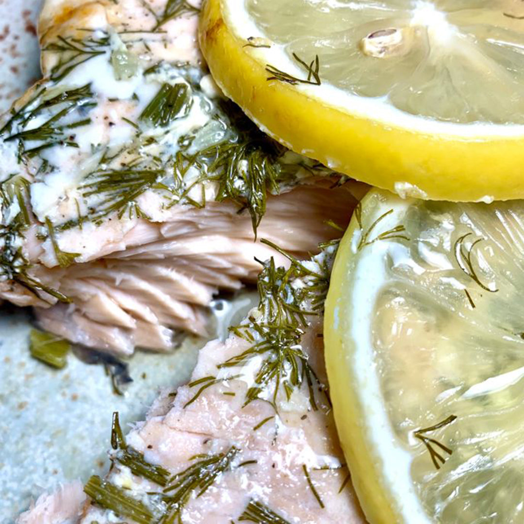 Slow Cooked - Salmon with Lemon and Dill – Instant Pot