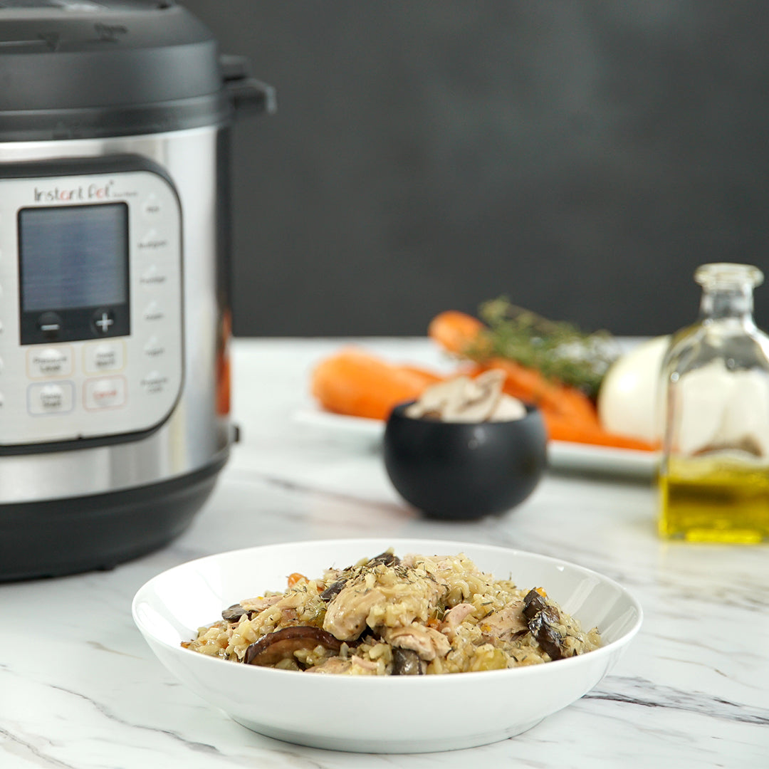 One Pot Chicken and Brown Rice Dinner – Instant Pot