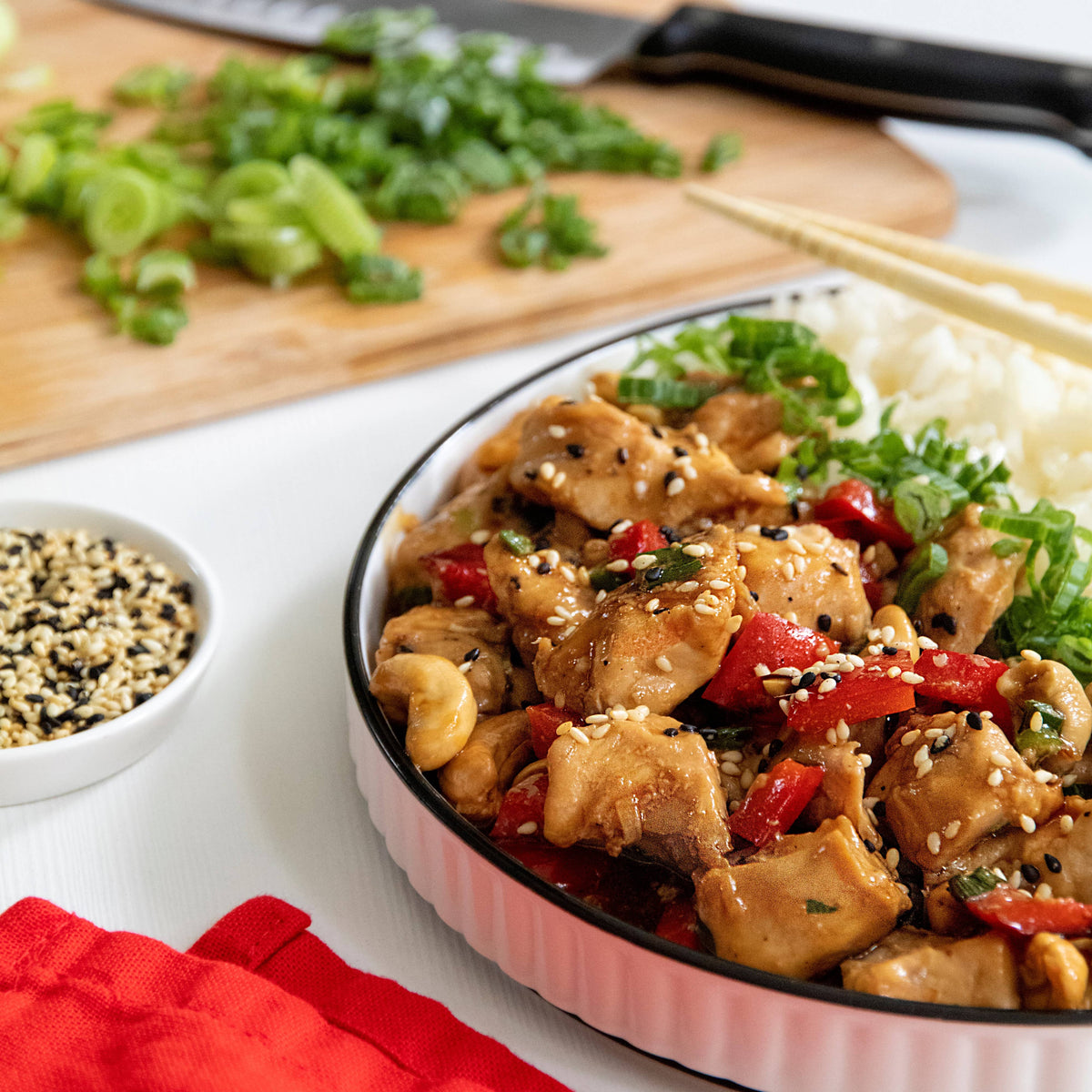 Teriyaki Chicken with Cashews – Instant Pot