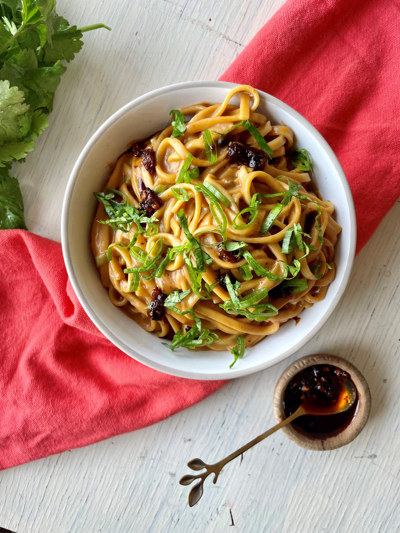 Spicy Peanut Butter Noodles Instant Pot
