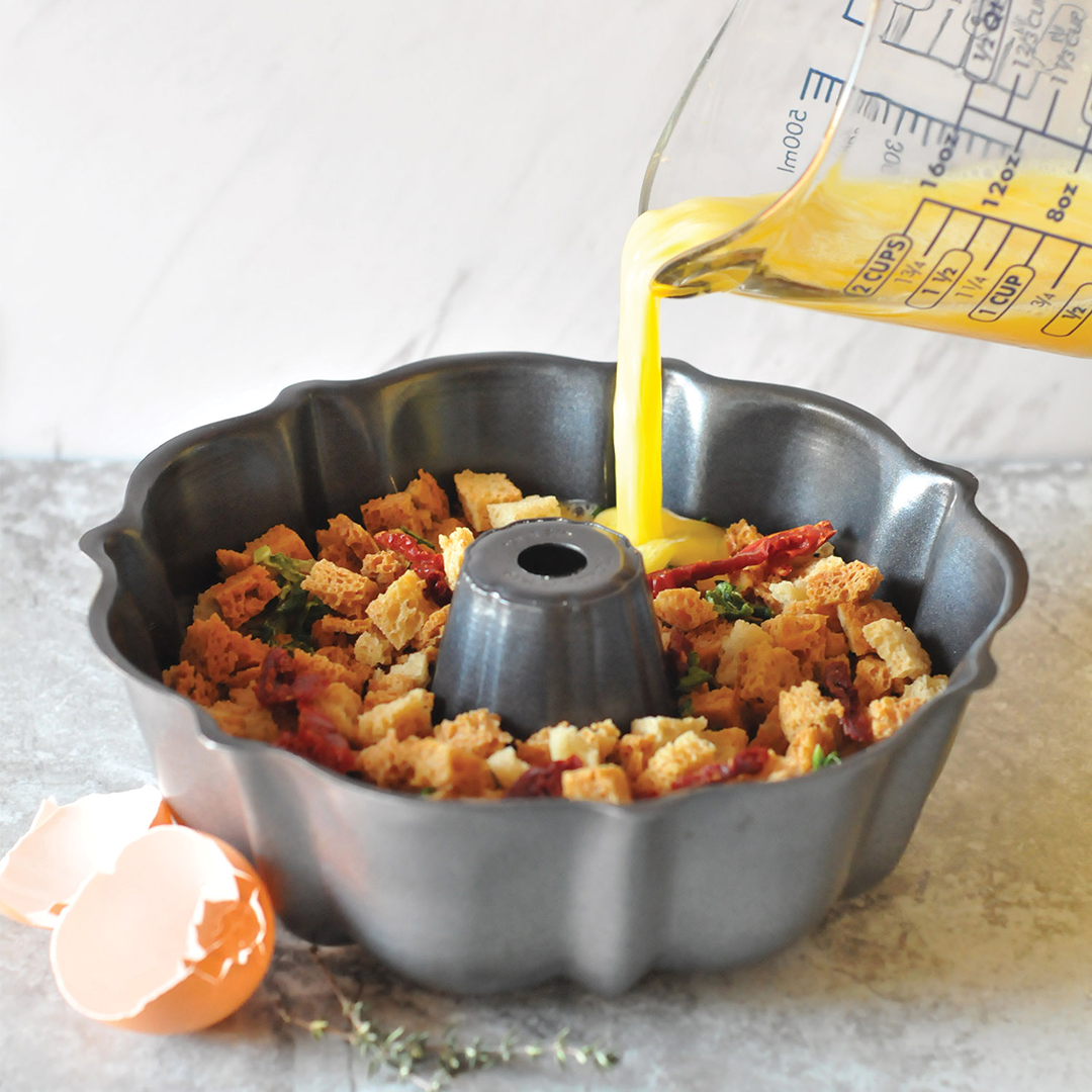 Cheesy Vegetable Strata – Instant Pot