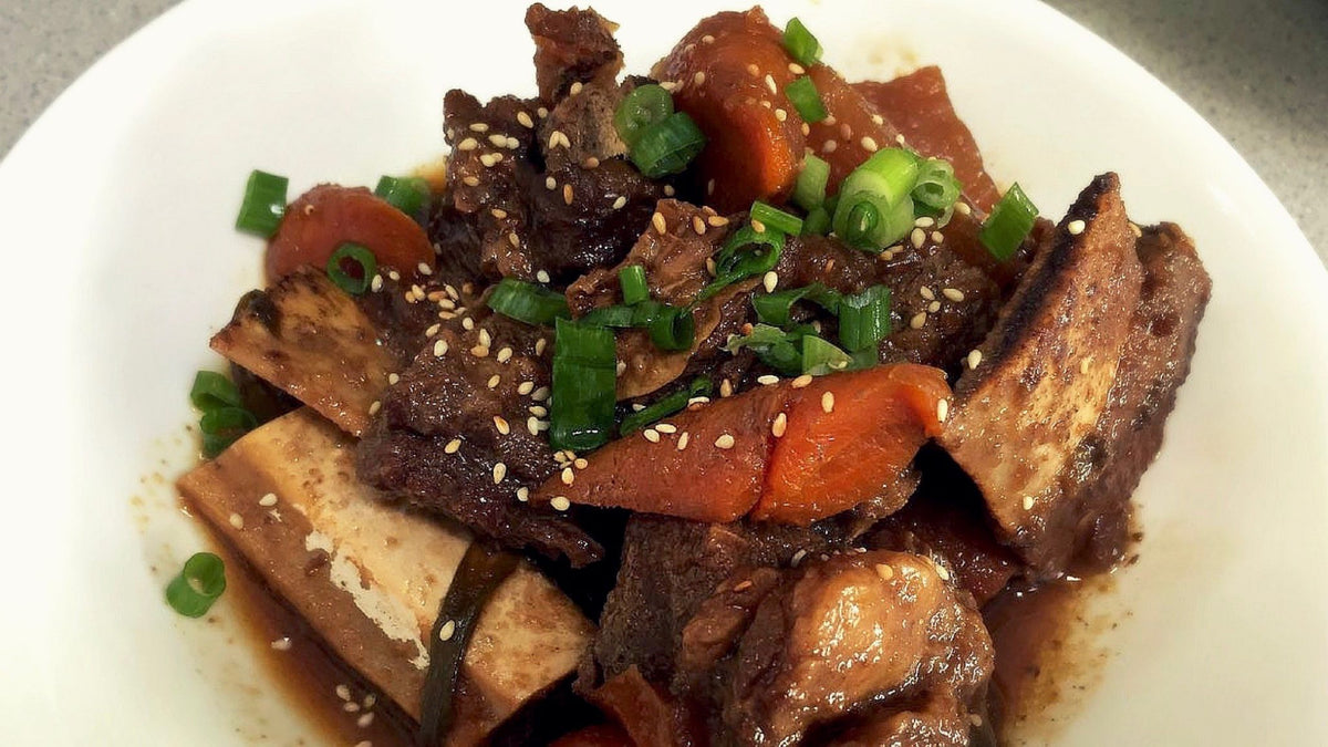 Korean-Style Braised Short Ribs – Instant Pot