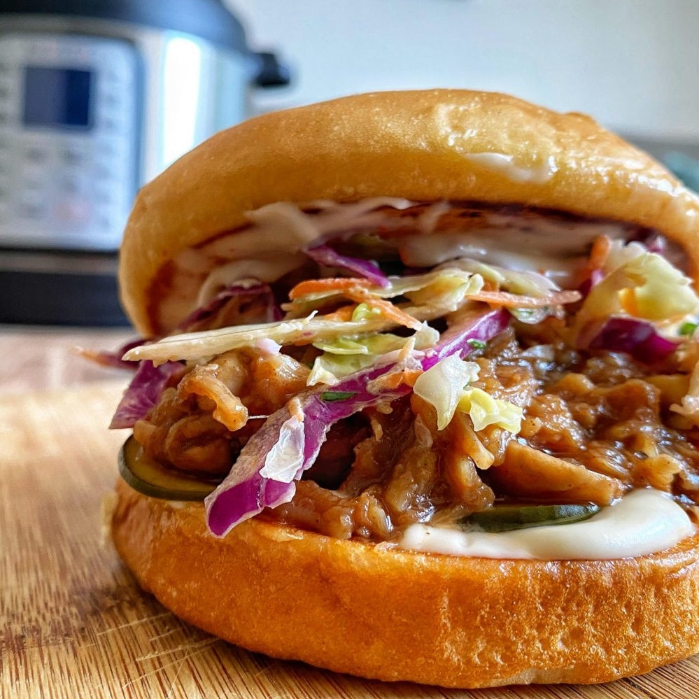 Pulled Jackfruit Sandwich – Instant Pot