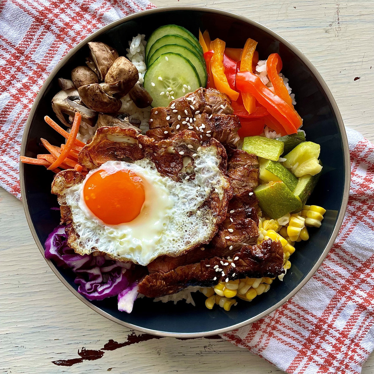 Weeknight Bibimbap – Instant Pot